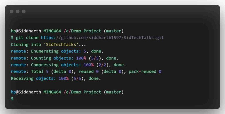 Important Basic Git Commands - Developers should know - SidTechTalks
