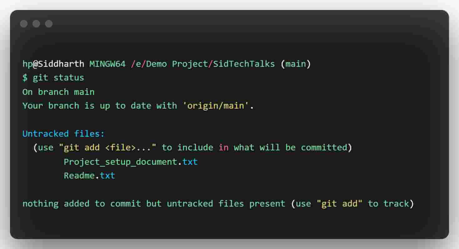 Important Basic Git Commands - Developers should know - SidTechTalks